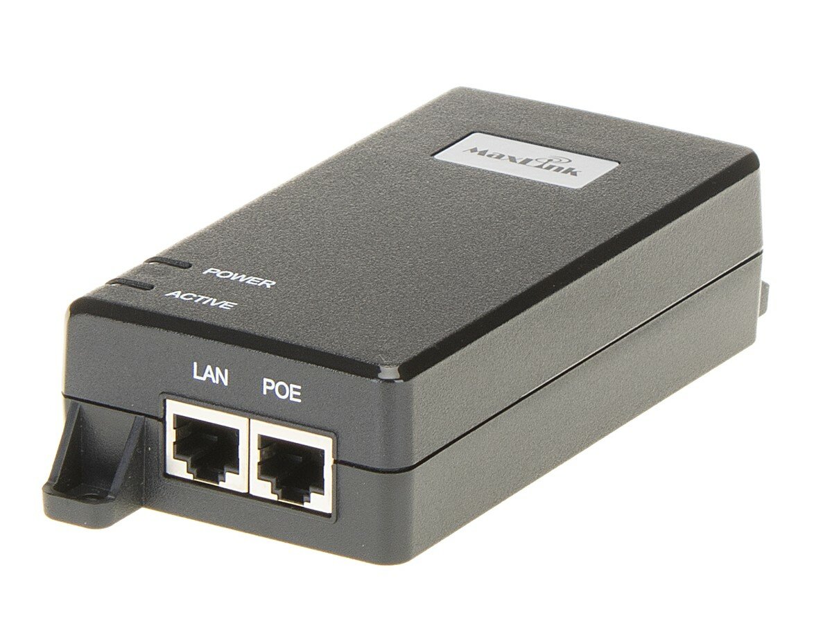 Блок питания Max Link PI60v2 802.3af/at/bt, 55V, 1.1A, 60W, Gigabit PoE Injector инжектор питания