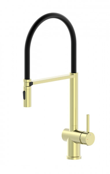 Смеситель для кухни с гибким изливом Wonzon&Woghand, Брашированное золото WW-88438003-BG