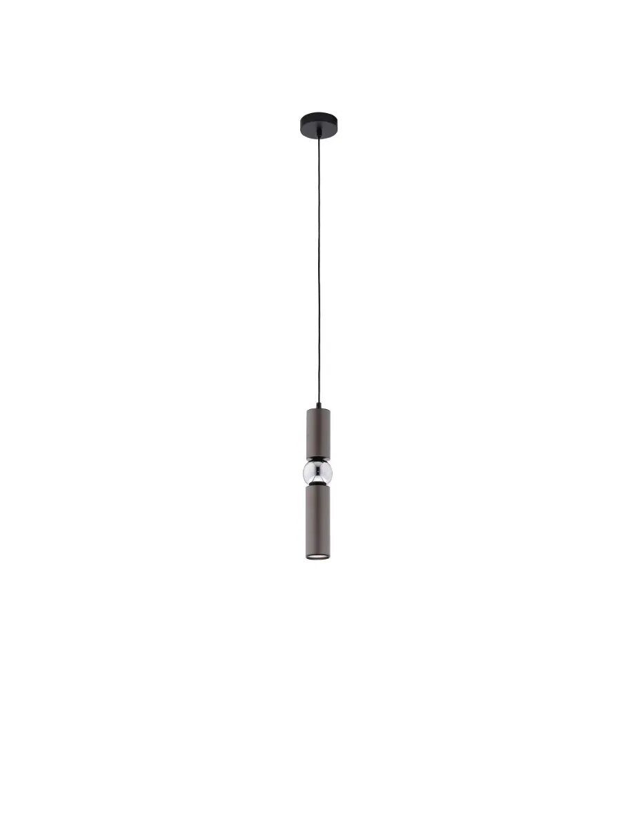 Подвесной светильник newrgy lighting 4899MDM/1CR, графит, хром, черный, белый, цоколь G10, 60 Вт, свет нейтральный белый, для кабинета
