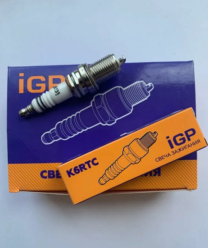 Свеча зажигания IGP K6RTC (четырехтактные верхнеклапанные двигатели)