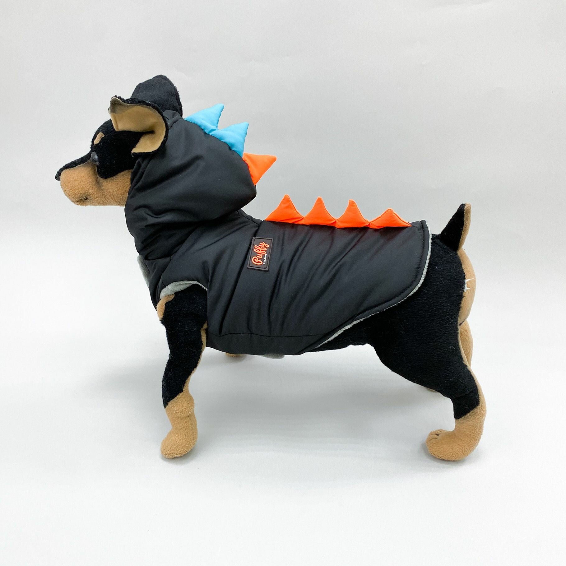 Куртка-жилет утепленная Puffy Дино, черный, унисекс