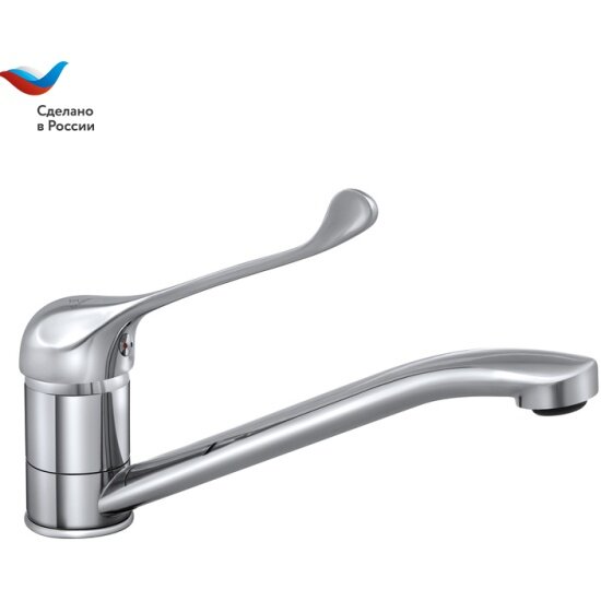 Смеситель для кухонной мойки Славен СЛ-ОД-Х21, излив 250 мм