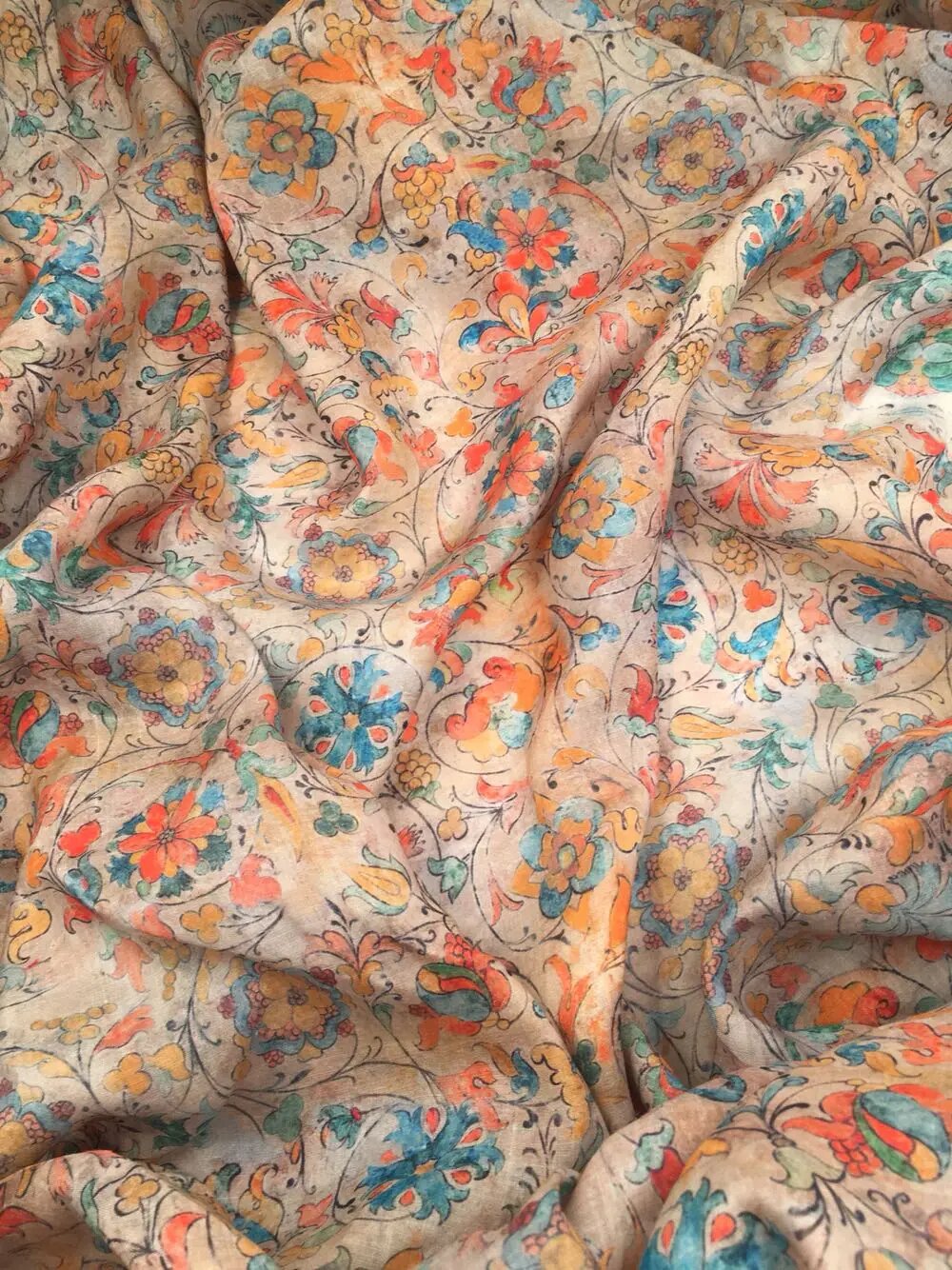 Рами ткань 100% органический для пошива