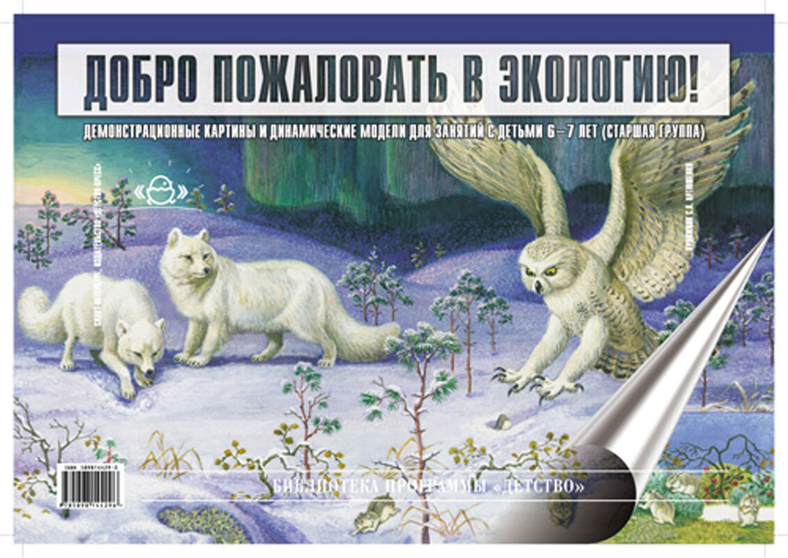 Книга "Добро пожаловать в экологию" Детство-Пресс, 33 стр, картон, ФГОС