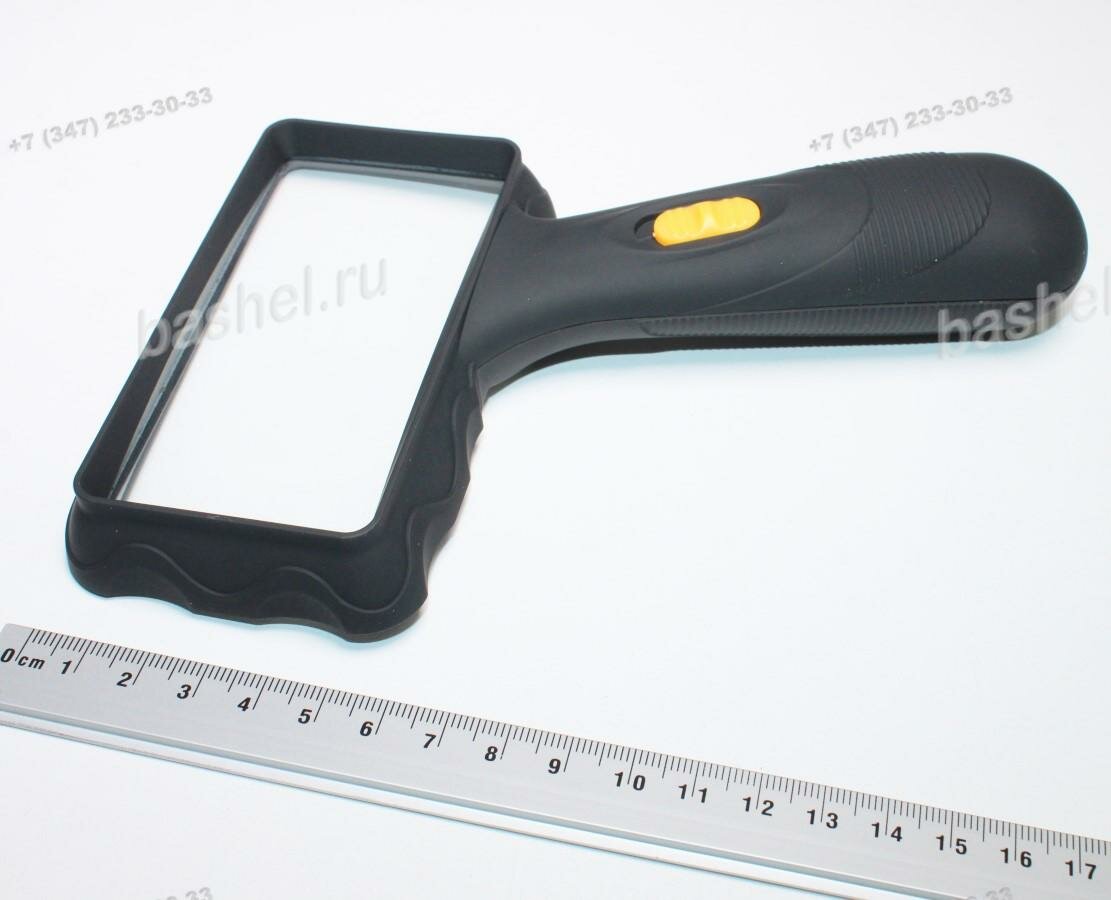 Лупа прямоугольная, 50*100mm MG84026A (2,5x), с подсветкой