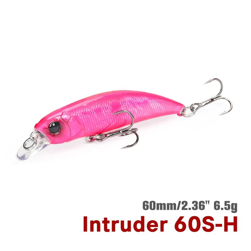 TSURINOYA Intruder 60S-H, 60мм, 6.5г, розовый