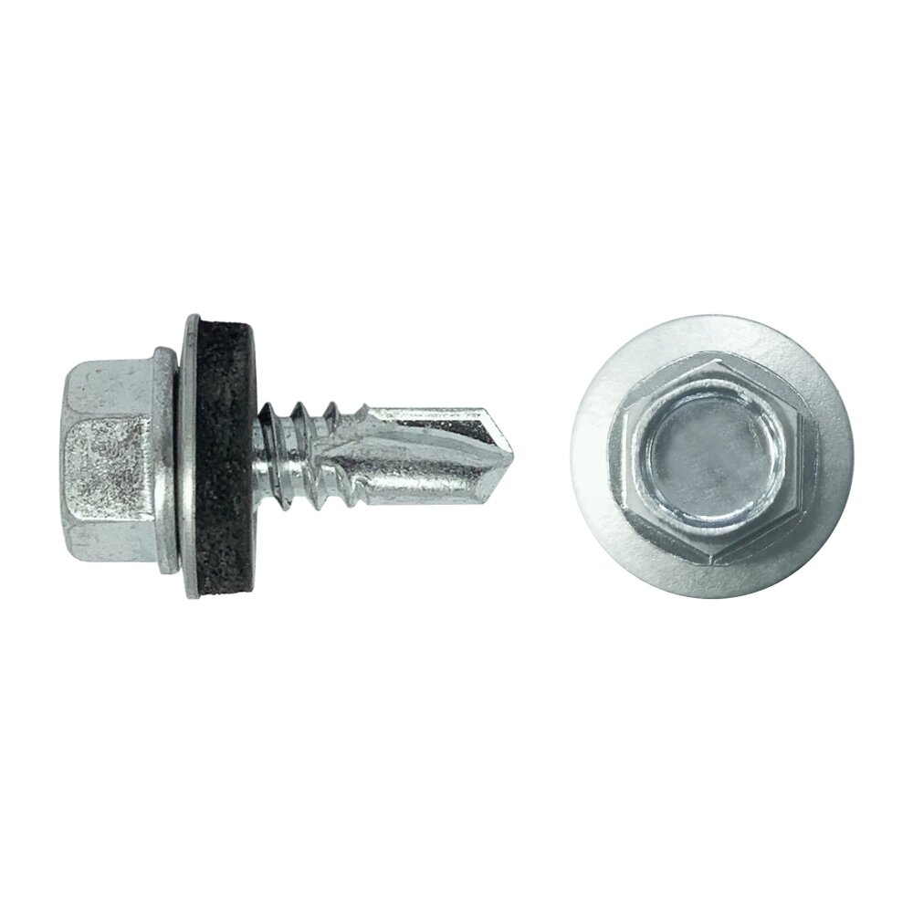 Кровельные саморезы по металлу оцинкованные FIXBERG 6,3х19 мм 250 шт