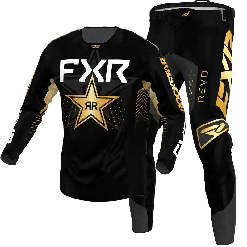 Новый 2024 FXR эндуро комплект снаряжения для мотокросса mx трикотажные штаны мотоциклетная одежда mtb Коготь призрака carracing костюм Off Road