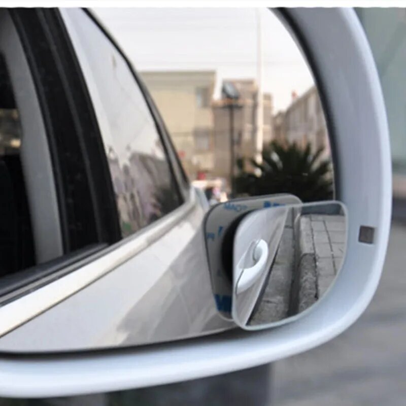 Универсальное зеркало заднего вида с обзором на 360 градусов HD для автомобиля, безрамочное, ультратонкое, широкоугольное, выпуклое, аксессуар для автомобиля