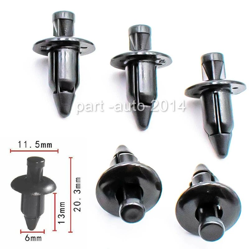 50/100 пластиковых клипс для Suzuki GSXR 1300 1000 750, Honda, Kawasaki, для мотоциклов, 50x