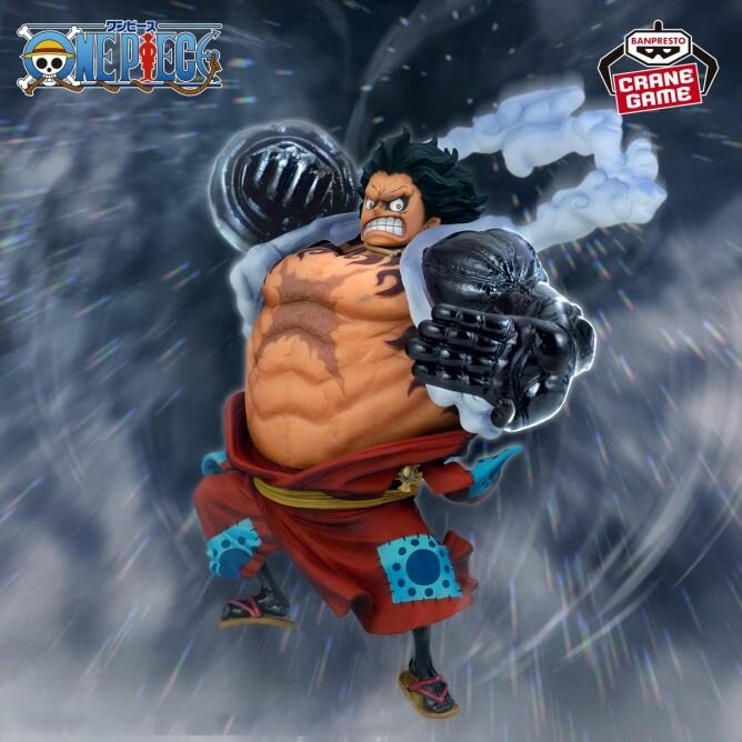 Аниме Фигурка BANDAI BANPRESTO - Ван Пис(ONE PIECE), Монки Д Луффи (Гир 4) 140mm