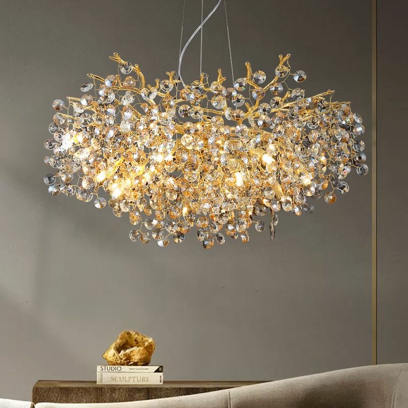 Современное освещение хрустальной люстры, PL261