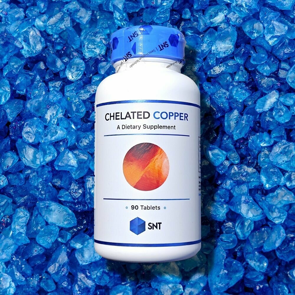 CHELATED COPPER SNT / хелатированная медь СНТ, таблетки по 0,33г, №90