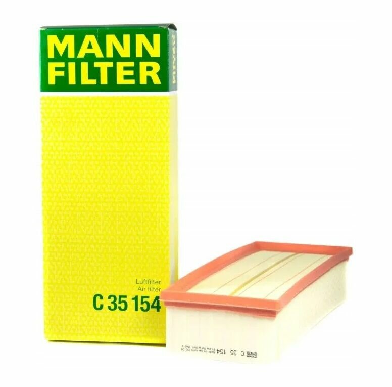 Фильтр воздушный оригинальный MANN C 35 154 (C35154) для автомобилей группы VAG, 1K0 129 620 D/G/F, 3C0 129 620 A/B, 5C0 129 620