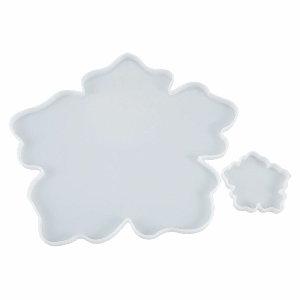 1 комплект из 2-х, набор цветов из эпоксидной смолы diy crystal, большая форма для подставки