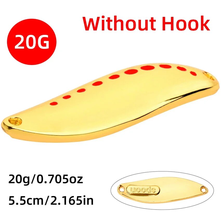 Блесна 20г Golden-No Hook