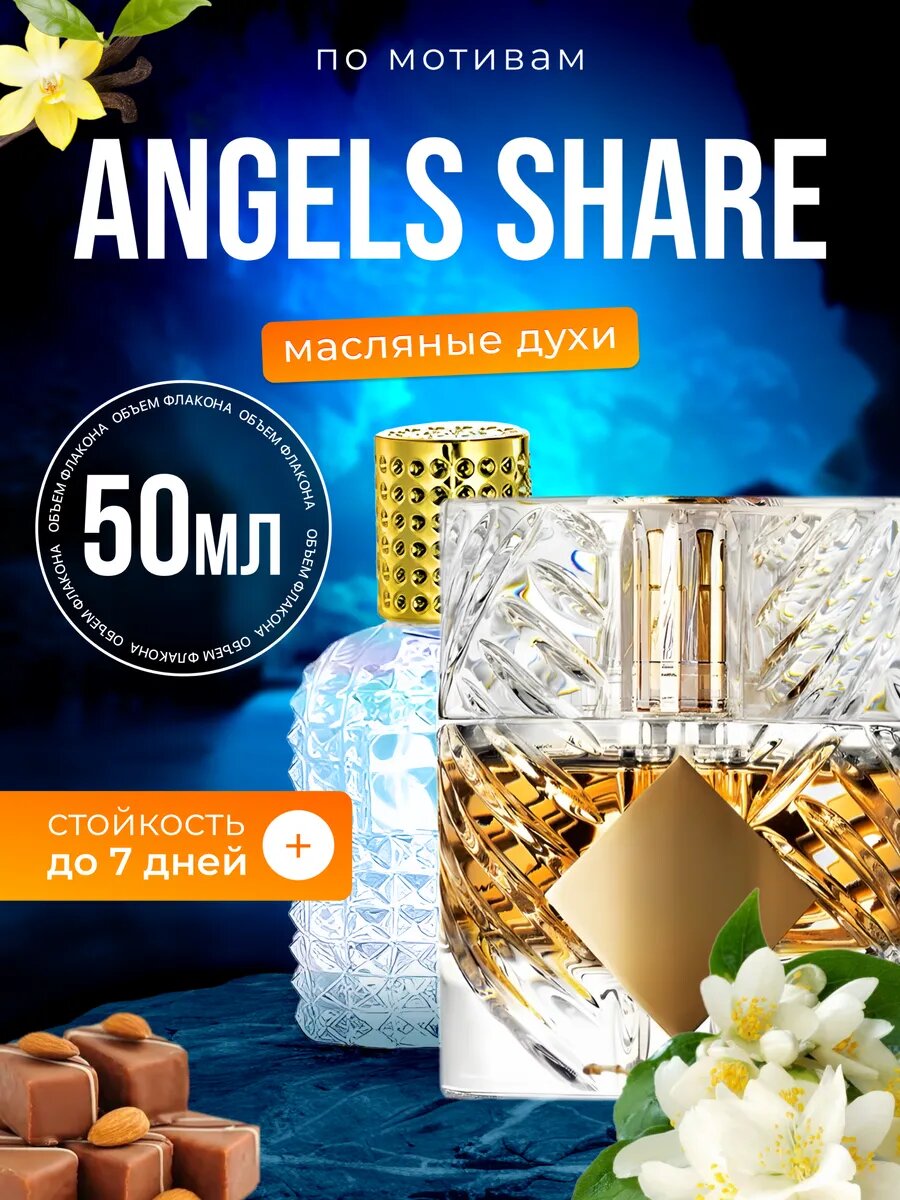 Духи масляные по мотивам Angels Share Килиан Ангел Шер парфюм мужские женские стойкие