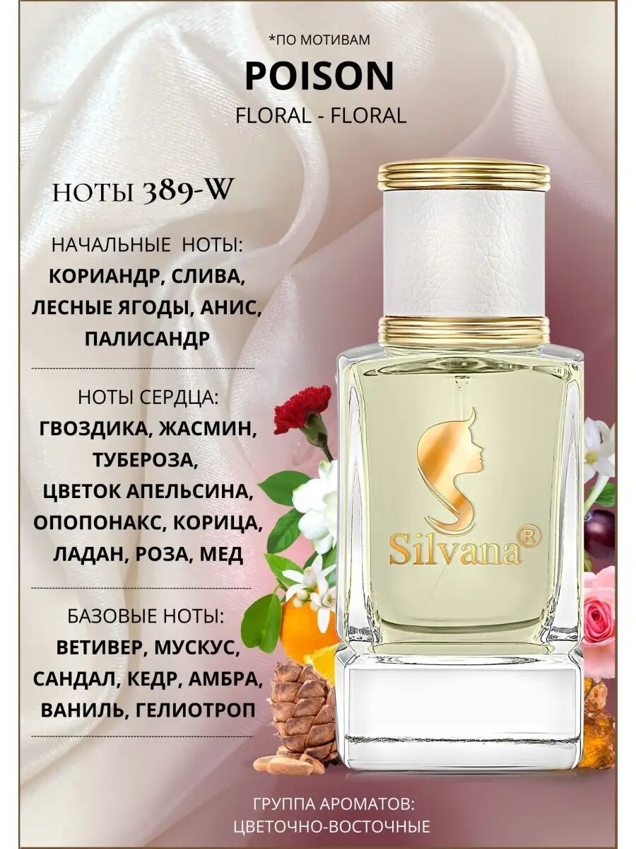 Парфюмерная вода № 389 POISON Dior 50 мл духи