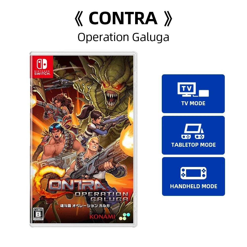 Nintendo Switch Игра Contra Operation Galuga