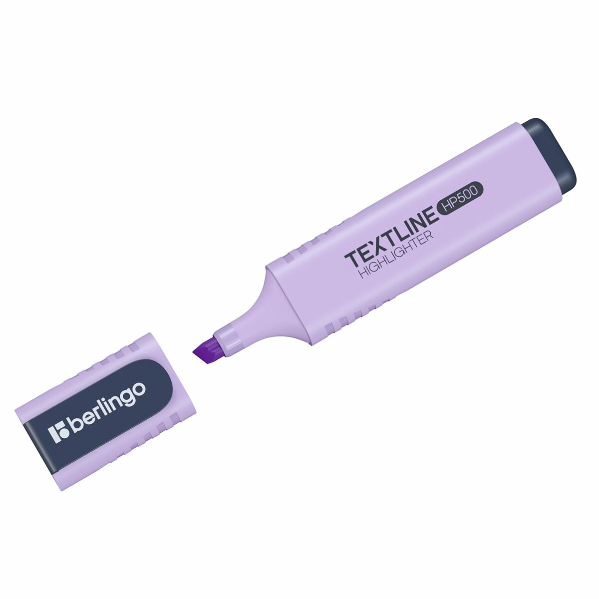 Маркер-текстовыделитель Berlingo Textline HP500 (1-5мм, лавандовый) (T7514), 12шт.
