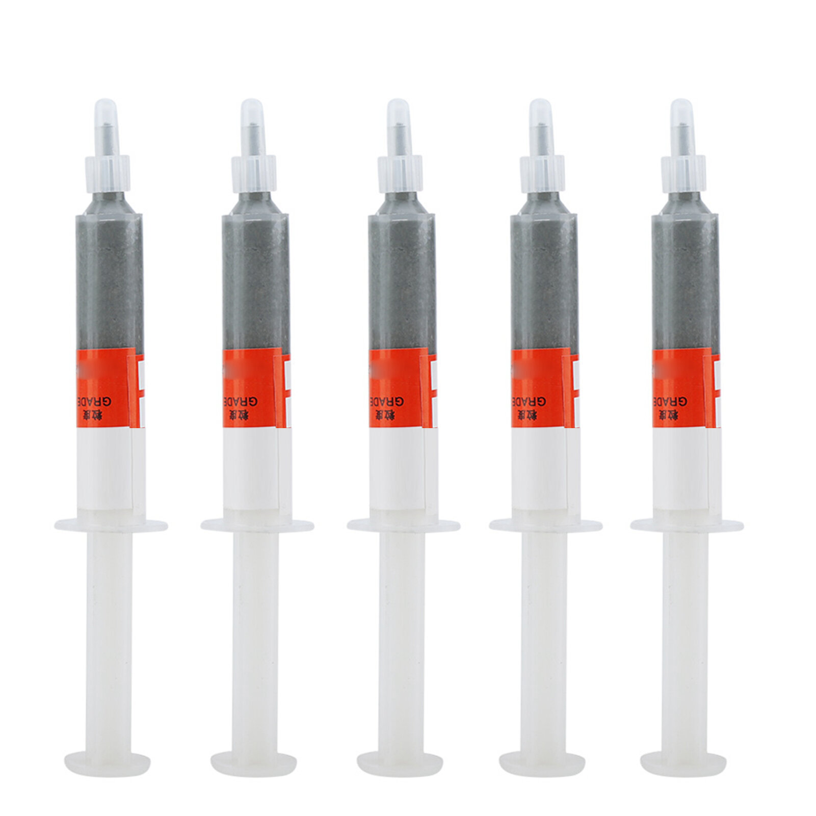 Набор из 5 алмазных шлифовальных полировальных паст, абразивная паста W10, игольчатая трубка, зернистость 1000 для финишной обработки металлических и стеклянных поверхностей