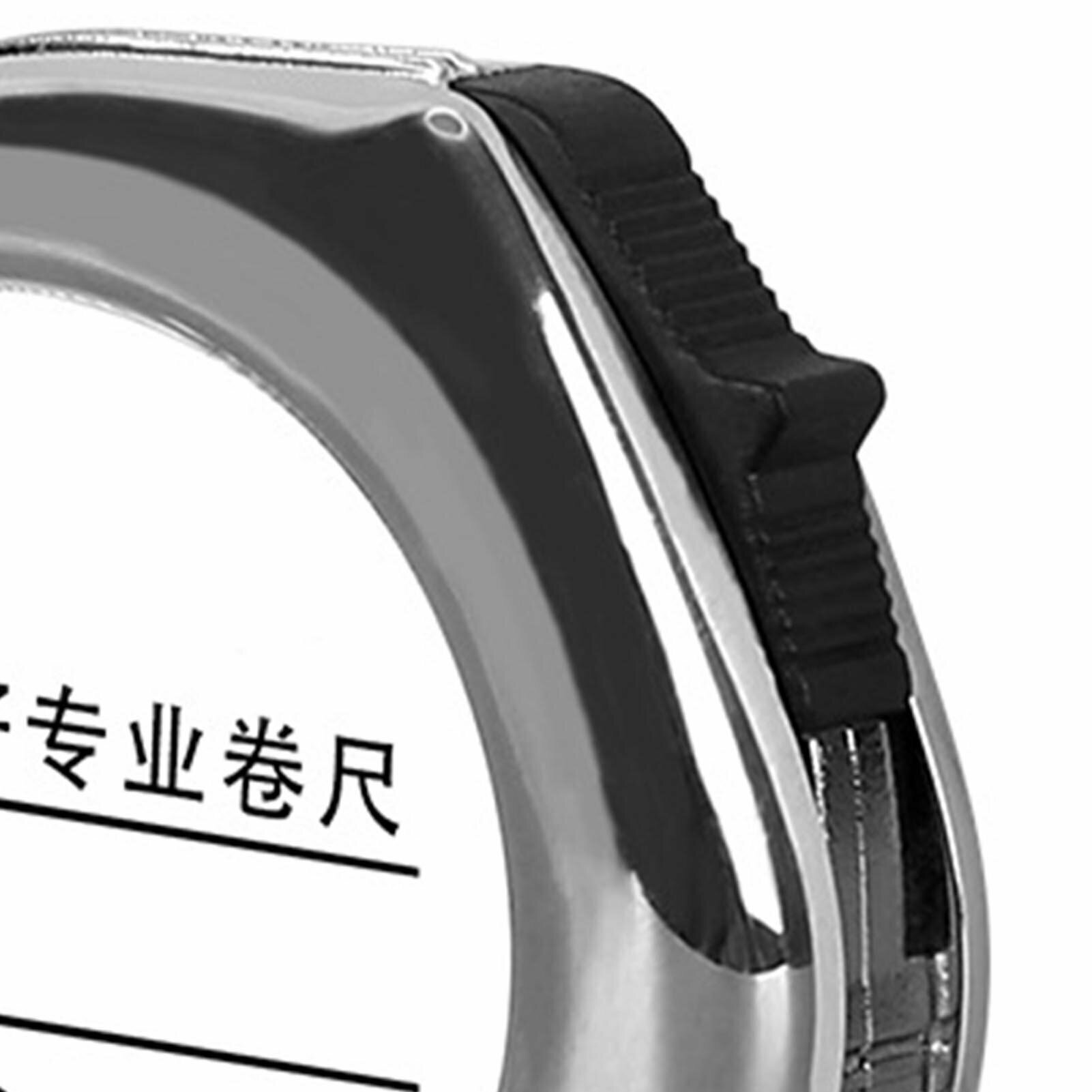 Линейка стальная на крючке 3 метра миниатюрная портативная с четкой шкалой инструмент для измерения, 1 штука миниатюрная стальная линейка, 1 карабинер, материал ABS и стальная лента