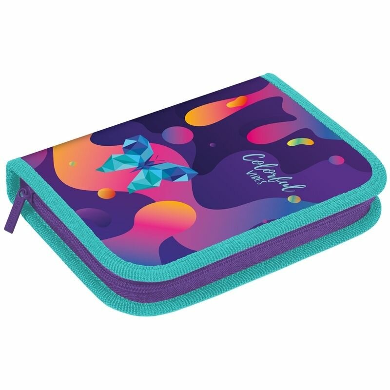 Пенал Berlingo 1 отделение, 200х140х40 "Color vibes", полиэстер PK10001