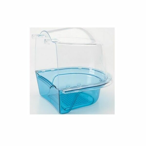 Купалка для птиц Savic Splash внешняя 15х12х15 см, прозрачный пластик