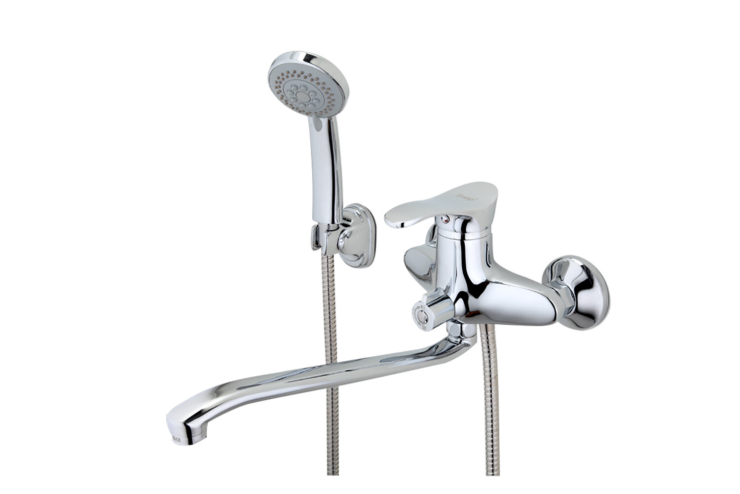 Смеситель для ванны с душевой лейкой универсальный Frap F2201 латунь, хром