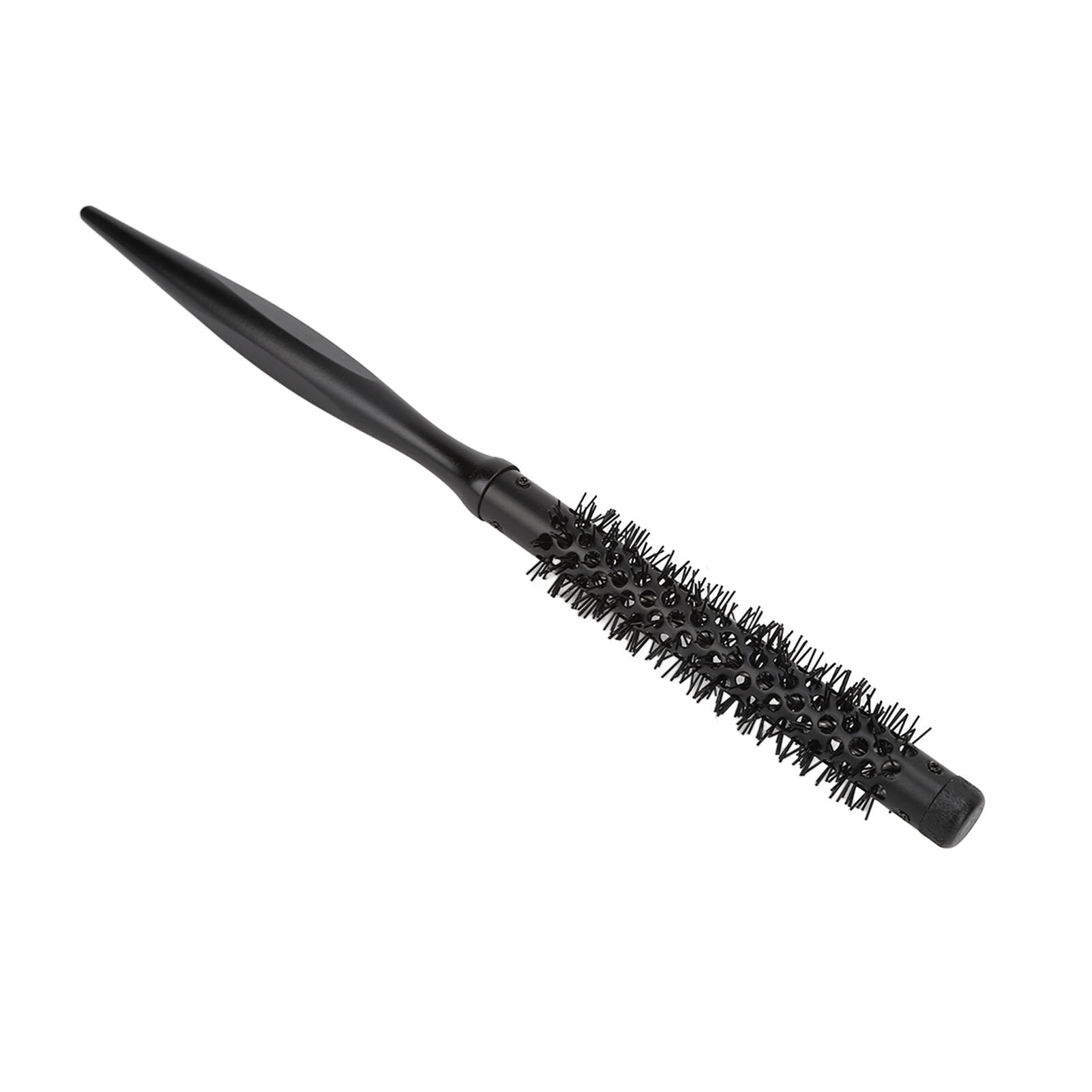 Портативная щетка для бороды с деревянной ручкой, эргономичным дизайном, нейлоновыми зубцами и мягкой щетиной для гладкой укладки бороды и ухода за волосами