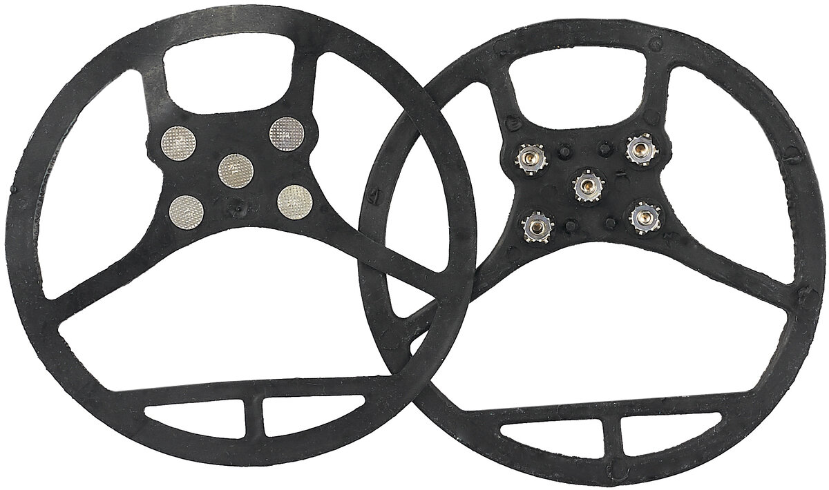 Ледоходы "5 корон", круглые, с шипами, силиконово-пластиковые