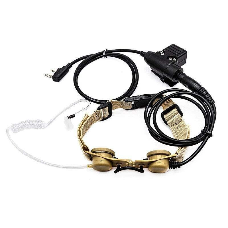 Тактическая гарнитура для портативной рации
