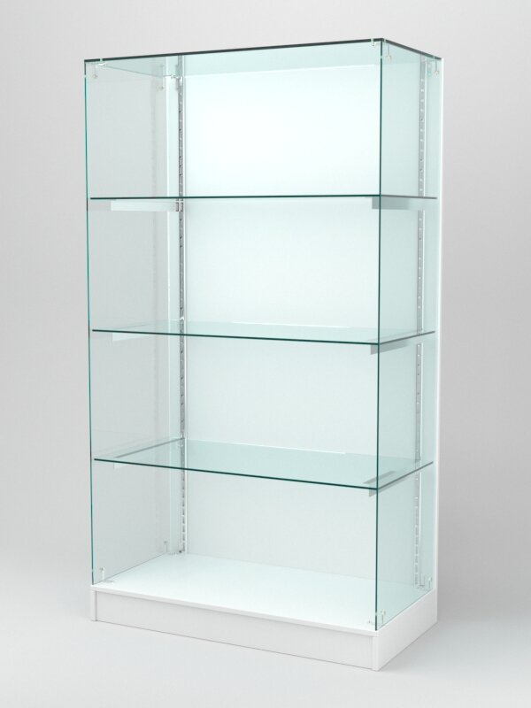 Витрина "астерия ХИТ продаж" №6 (без дверок, задняя стенка - ДСП), Белый