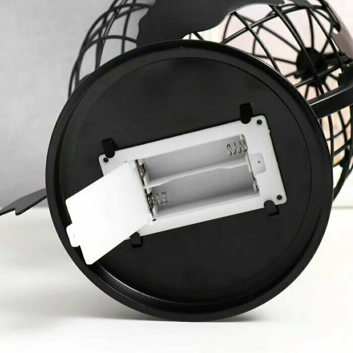 Сувенир "Глобус со стрелой", металл, LED, черный, 32x21x32 см
