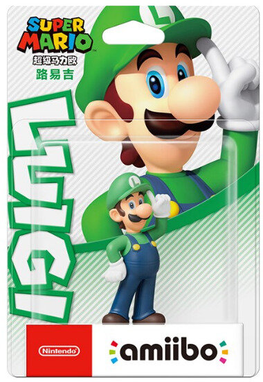 Amiibo. Фигурка Луиджи / Luigi (Super Mario Collection)