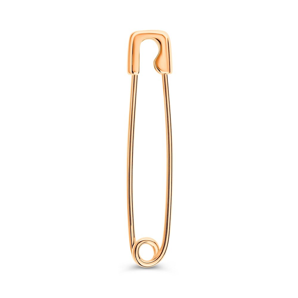 Брошь 585GOLD, серебро, 925 проба, золочение