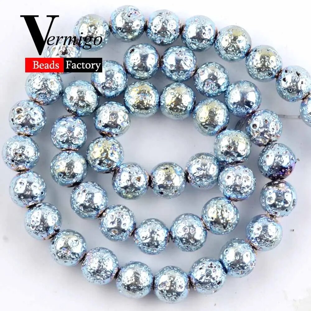 Vermigo Бусины из лавового гематита 4-10 мм 4mm Approx 91pcs, Lemon Green