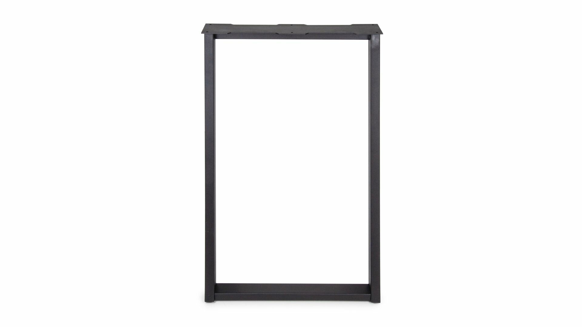 Мебельная опора для столов наклонной формы CLIN N327BL.1/820, матовый чёрный RAL9005