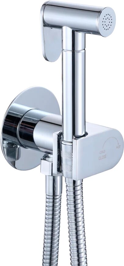 Гигиенический душ Savol S-FXQ001 встраиваемый, скрытого монтажа, со смесителем, хром, глянцевый, латунь, рычажный, смеситель для биде