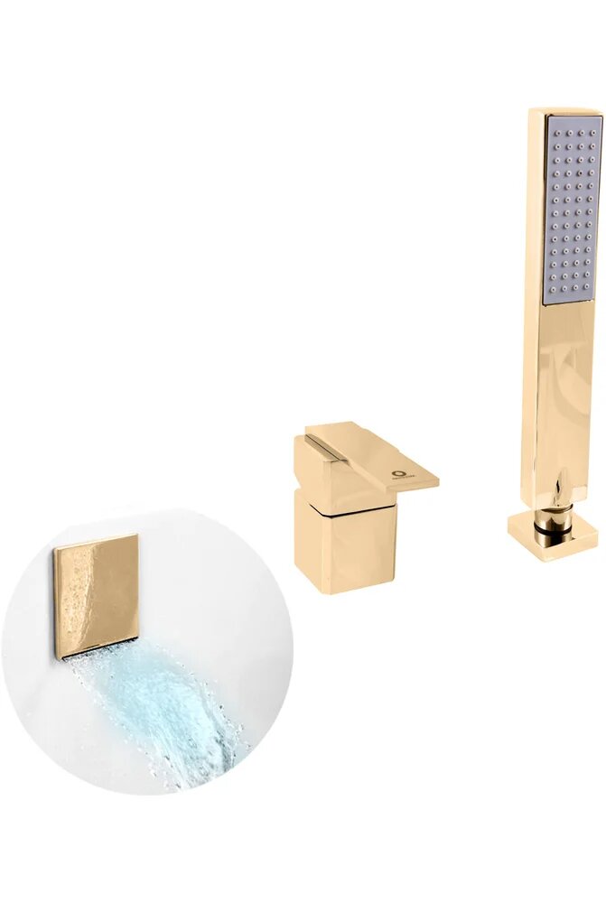 Смеситель на борт ванны Rav Slezak Loira LR563.5YZ латунный, каскадный