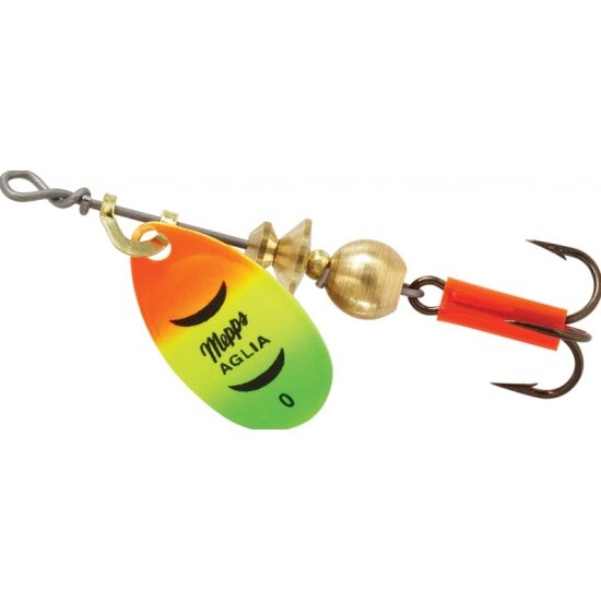 Блесна вертушка Mepps Aglia OR/TIGER №0, 2,5гр