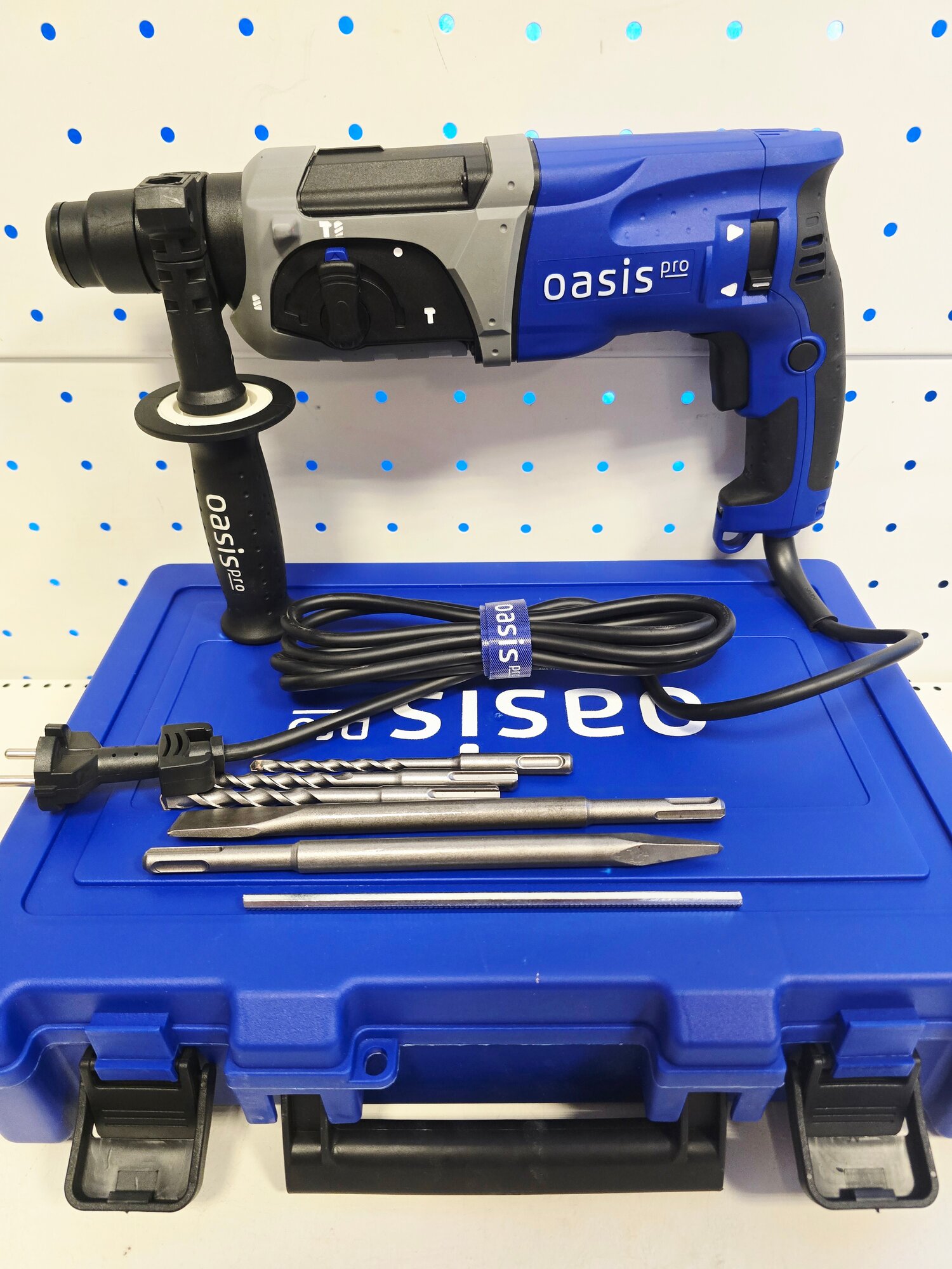 Перфоратор сетевой Oasis PR-100 PRO, 1000Вт, 3,3Дж, горизонтальный