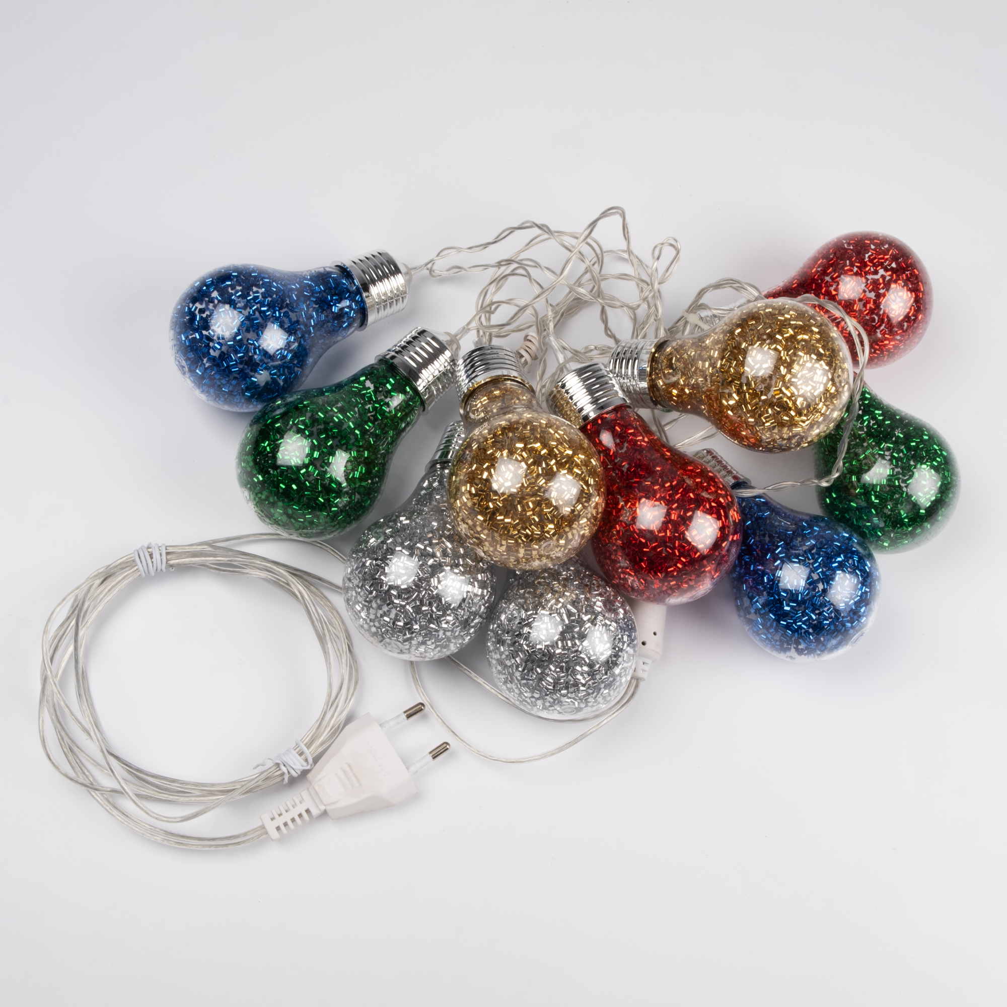 Гирлянда новогодняя "Карнавальные лампочки" SH Lights 2,7м LLD10M-WW