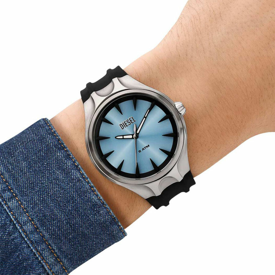 Наручные часы DIESEL Streamline, голубой, серебряный, черный — фото 1