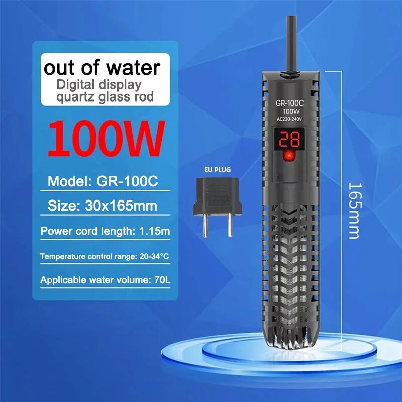 Аквариумный обогреватель Aquecedor Para Aquario 200 Вт