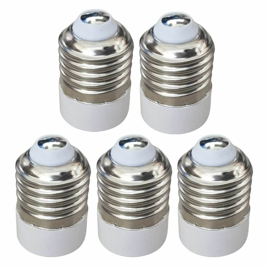 5 вариантов: переходник лампочки E27 на E14