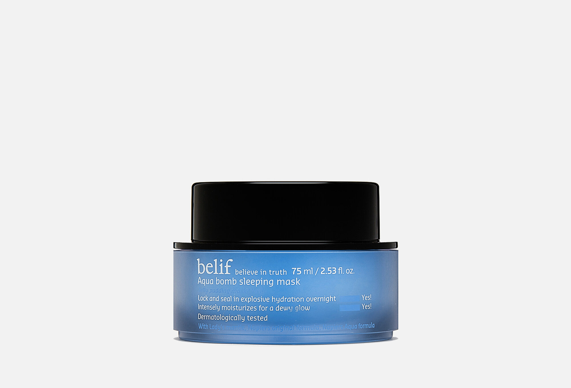 Ночная увлажняющая маска для лица BELIF Aqua bomb sleeping mask 75 мл
