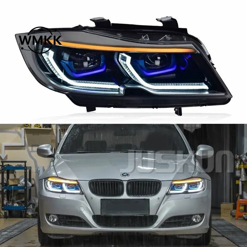 Фара автомобильная, Светодиодная, 2 шт, арт. BMW E90 2006-2012