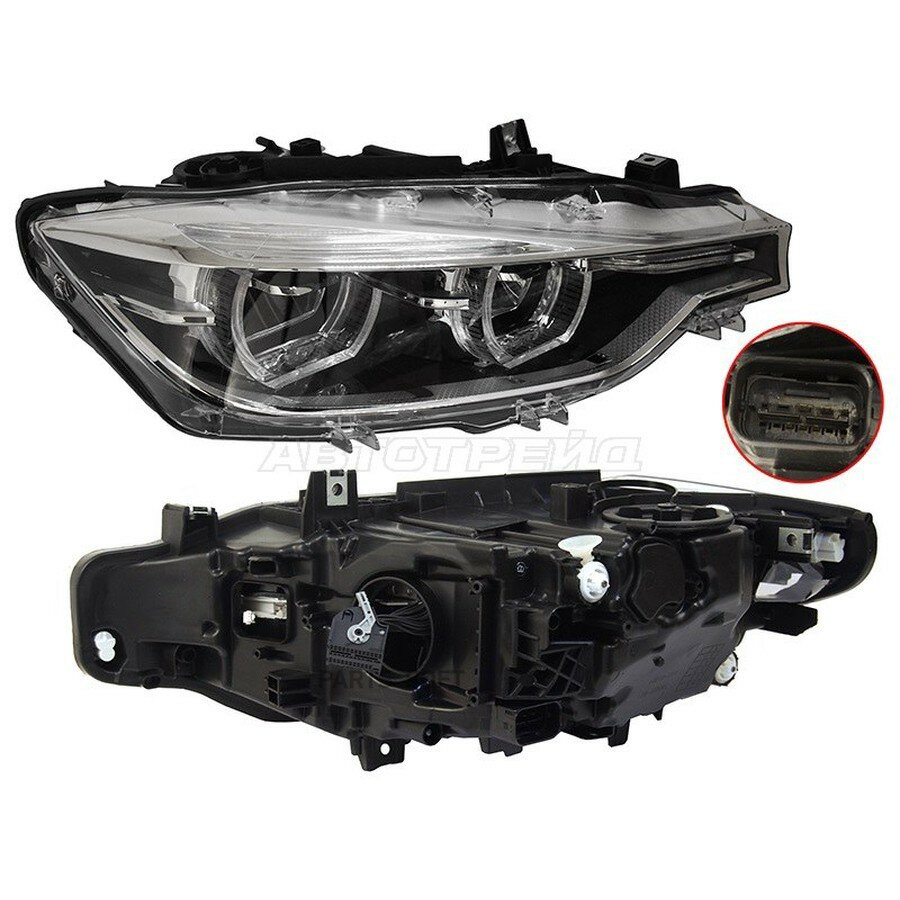 Фара BMW 3-Series 15-19 (Справа/ LED/ С электрокорректором) SAT ST-13-0008 | цена за 1 шт