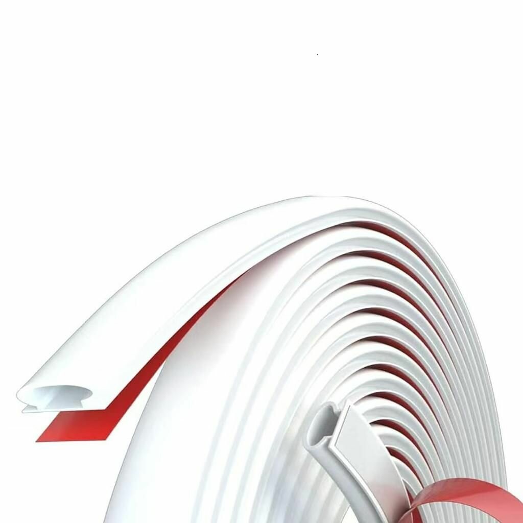 Резиновая кромка с клеем для помещений, Белый